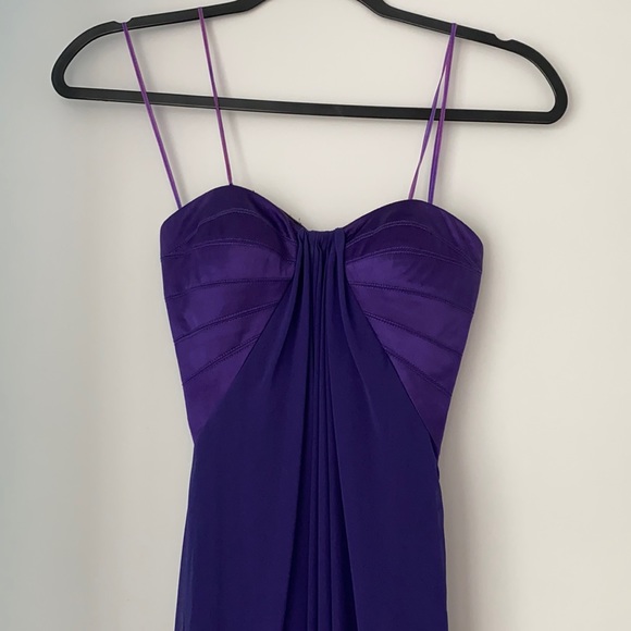 Cache | Dresses | Cache Purple Prom Dress | Poshmark